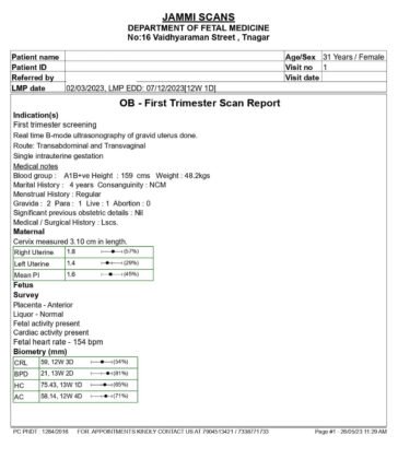 3 மாத NT ஸ்கேன் ரிப்போர்ட் முடிவுகளைப் எப்படி தெரிந்து கொள்வது - NT ...